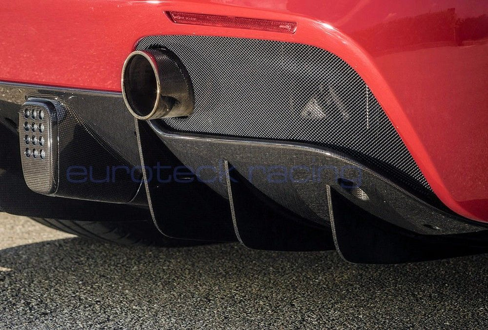 Ferrari 488 GTB N Type Rear Fog Cover (Without rear view camera) Repla ...